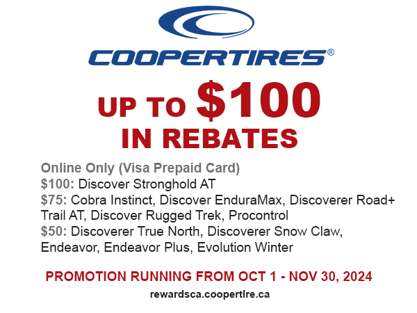 Cooper Tires Rebate - Prospect Lake Auto Care